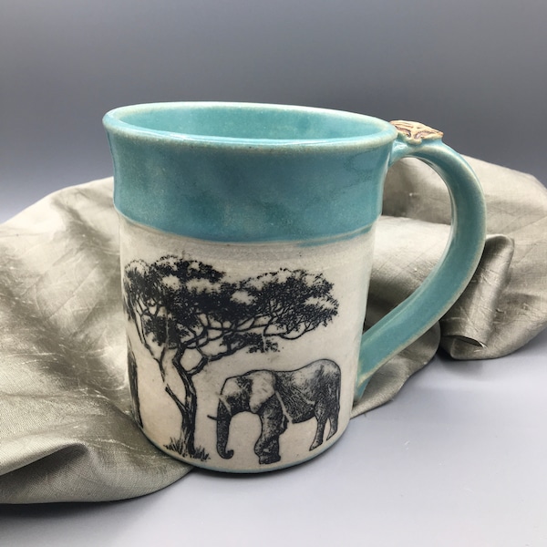 Elephant Mug - Etsy