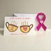 Breast Cancer Awareness Card Pink Ribbon Card Mammogram - Etsy