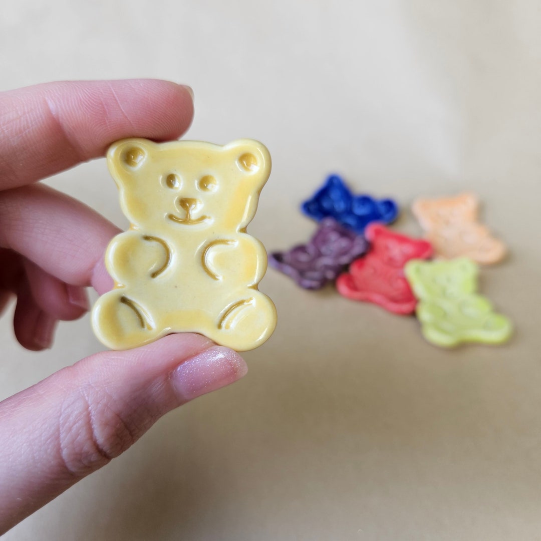 Teddy Bear Worry Stone | Finger Fidget | Diffuser | Kids Sensory Toy ...