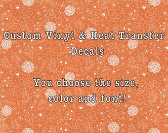Custom decals | Etsy