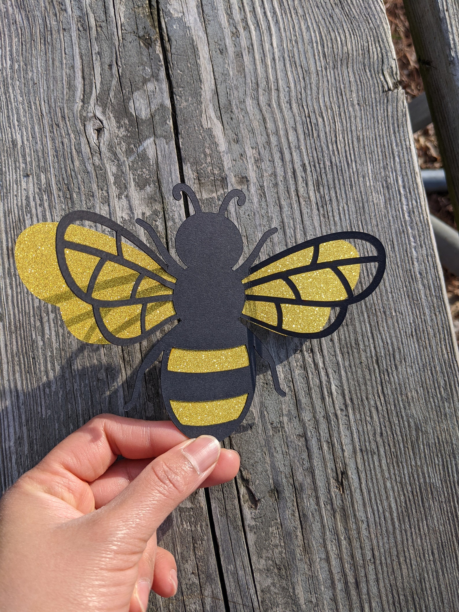Set of 6 Large Bee Cutouts Birthday Decorbee Decor Baby - Etsy