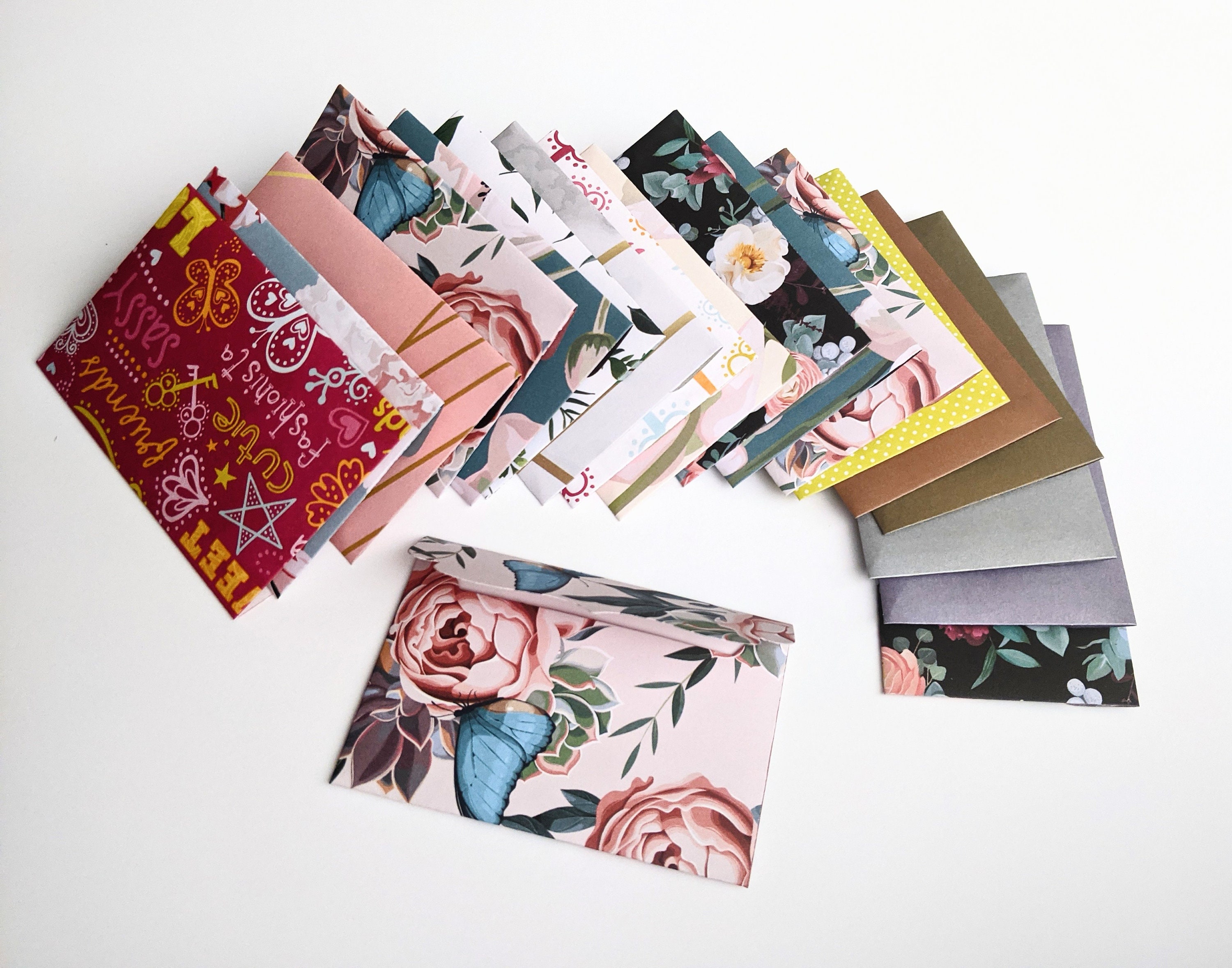 Assorted Mini Envelopes / Mini Cards / Note Cards / Blank | Etsy