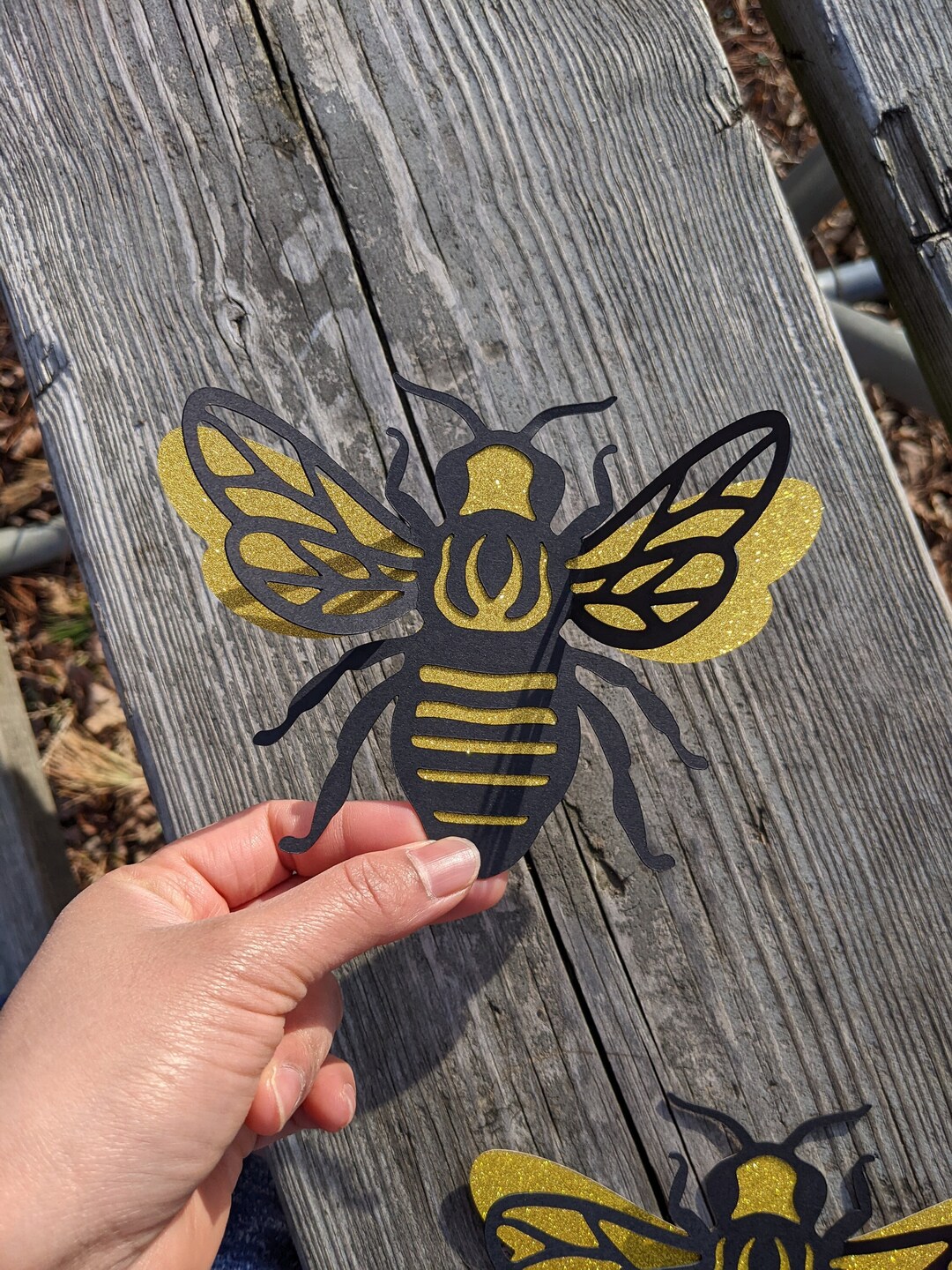 Large Bee Cutouts: Birthday, Shower Decor - Set of 6 - Etsy