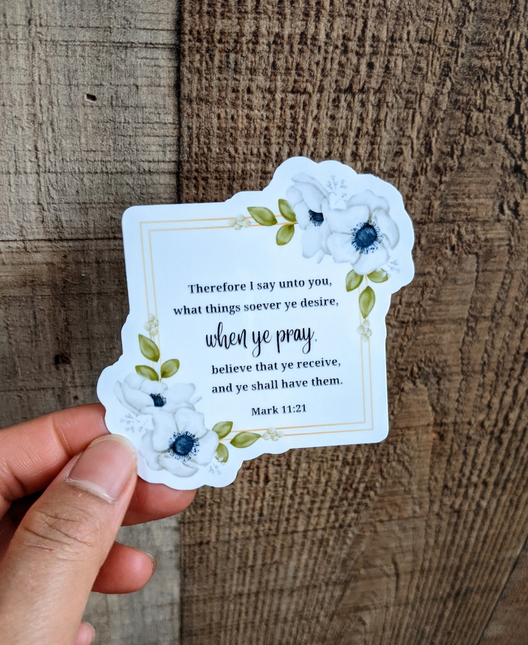 Bible Verse Vinyl Sticker- Scripture Stickers-laptop Sticker- Tumbler ...