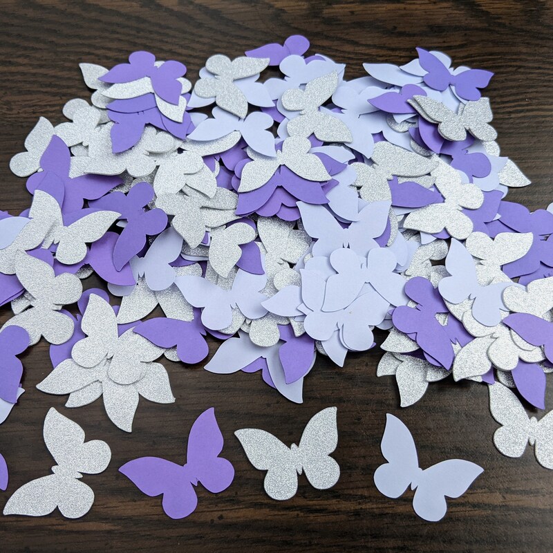 Purple Confetti - Etsy