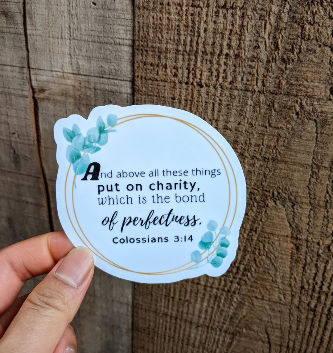 Bible Verse Vinyl Sticker- Scripture Stickers-laptop Sticker- Tumbler ...