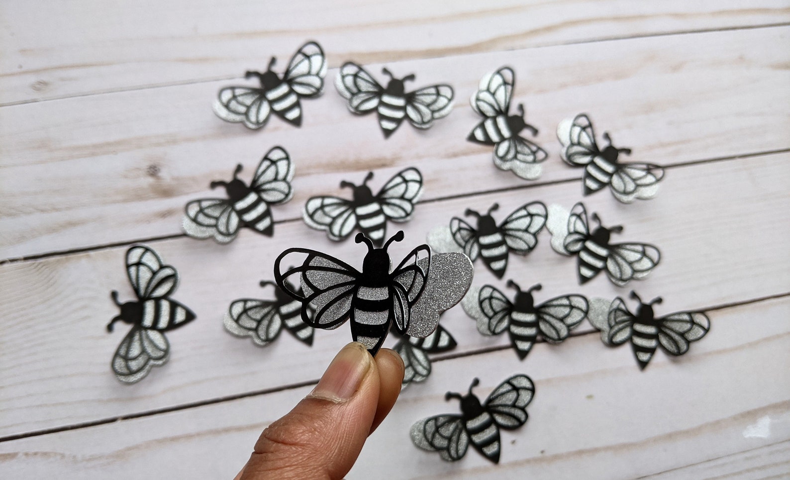 Small Bee Confetti Bee Birthday Decor Bee Baby Shower - Etsy