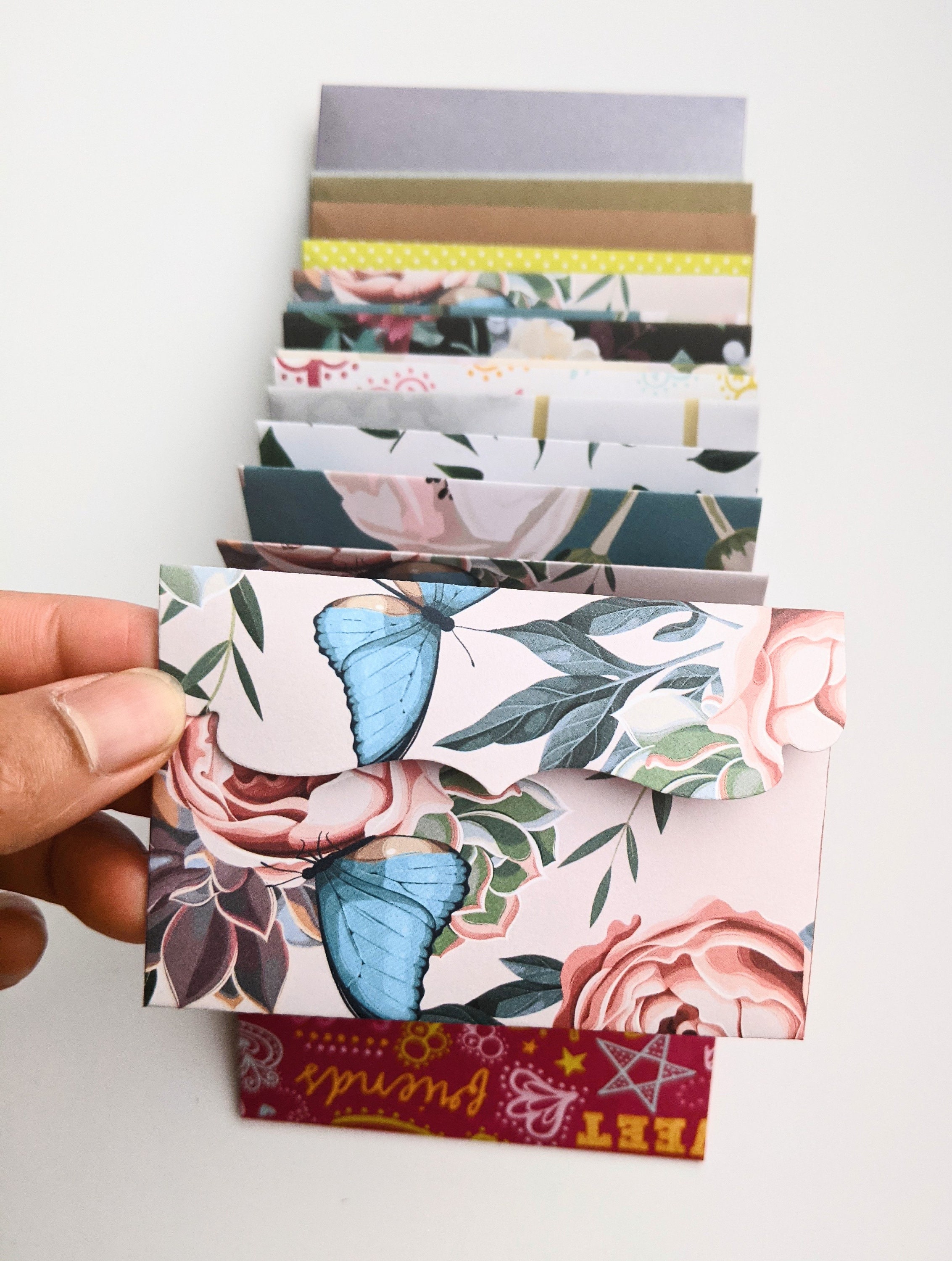 Assorted Mini Envelopes / Mini Cards / Note Cards / Blank | Etsy