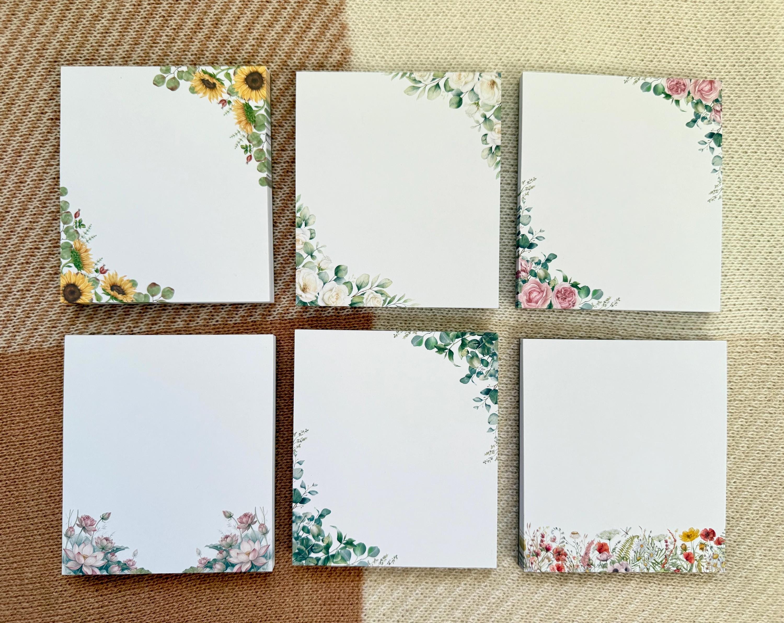 Mini Notepad Set 3.5x4 Inches – 6 Pack Small Notepads, 50 Sheets Each ...