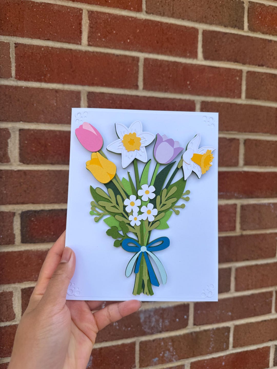 Mother’s Day Spring Floral Greeting Card - Etsy