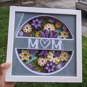 Customize Layered Cardstock Shadowbox Wall Art - Nursery Decorations ...