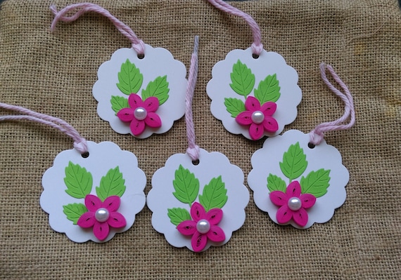 Set of 5 Quilled Gift Tags | Etsy