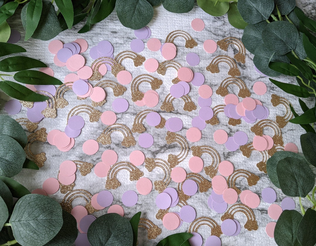 Set Rainbow Confetti,baby Shower Table Confetti,table Scatter,garden ...