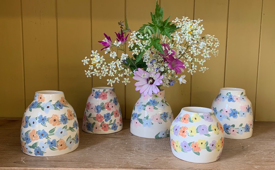 Vase, Flower Vase, Handmade Pottery, Birthday Present, Wedding Present ...