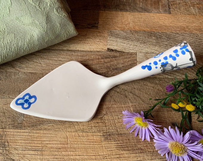 Cake Slice, Ceramic Cake Slice, Hand-made Pottery Cake Slice, Birthday ...