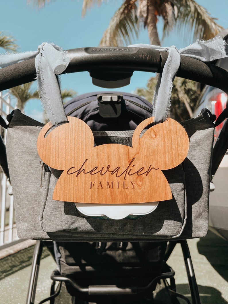 Stroller Tag// Stroller Name Tag - Etsy