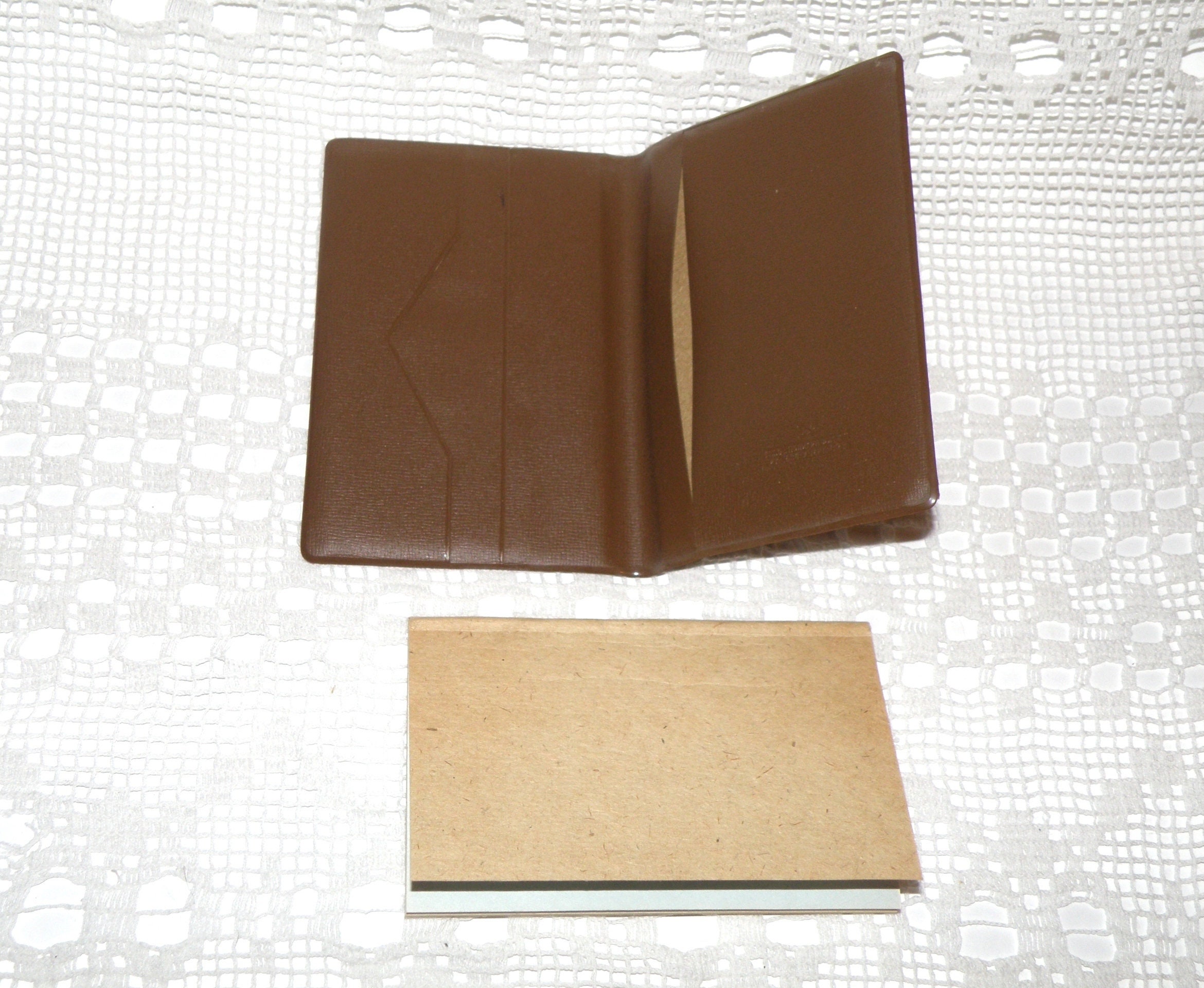 Memo Book Vintage, Retro Pocket Notebook, NOS Phone Book, Brown Soviet ...