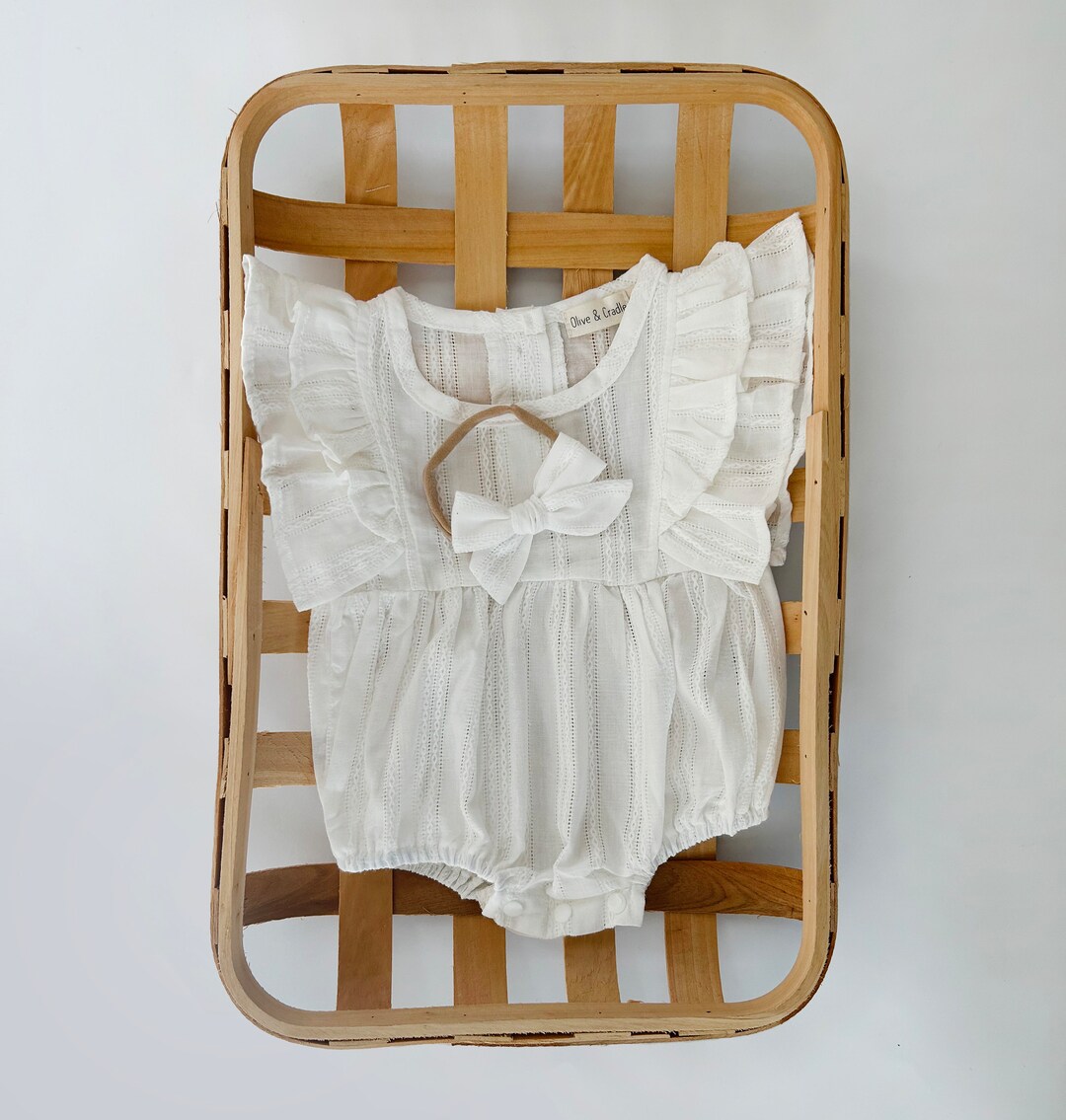 White Bubble Romper For Baby Girl at Tracy Macias blog