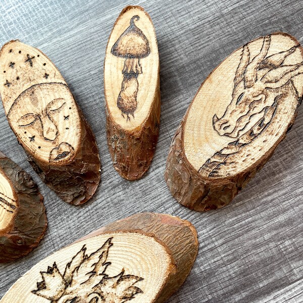 Wood Burned Designs - Etsy