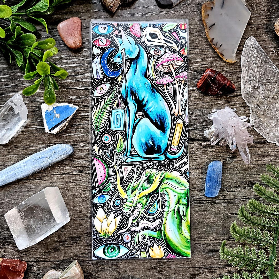 Doodle Bookmark | Hand-made Laminated | Gifts for Book Lovers - Etsy