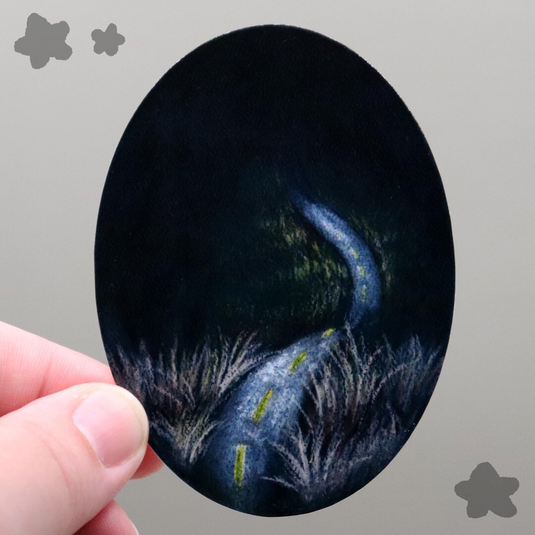 Liminal Road Sticker | Handmade Waterproof Vinyl | Weird Artwork ...