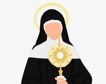 St Clare of Assisi - Etsy