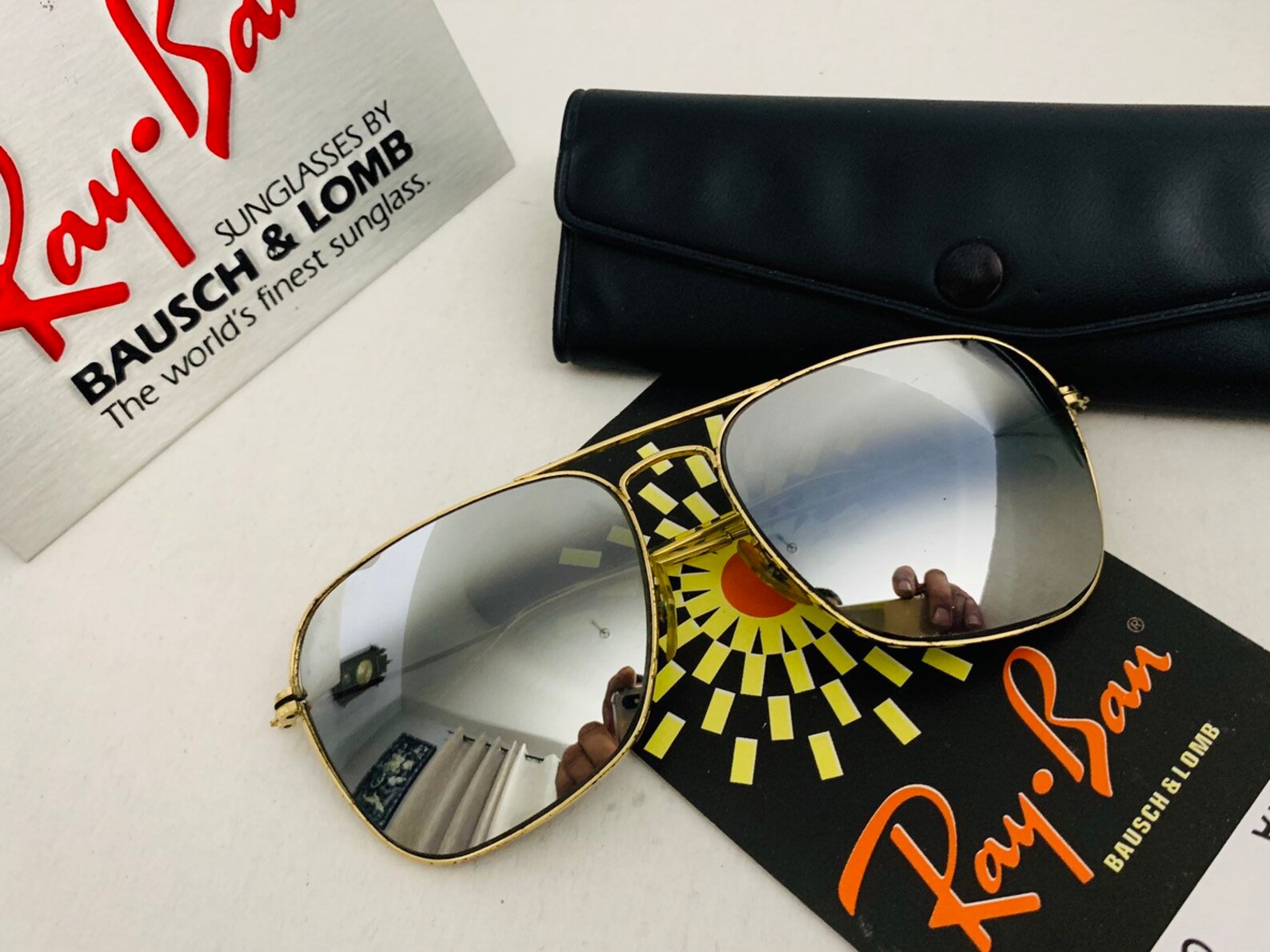 Vintage Caravan Ray Ban Double Gradient Mirrored DGM Gray BL Bausch ...
