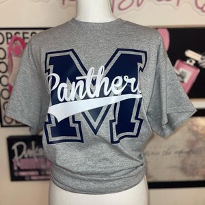 Customizable Spirit Shirts for School With School Colors and Mascot ...