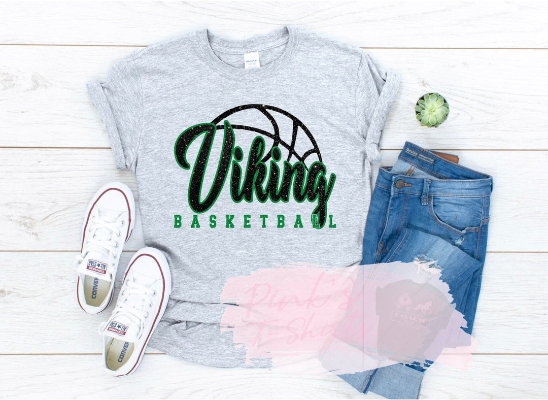 Customized Basketball Glitter Spirit Shirt | Girly Basketball High ...
