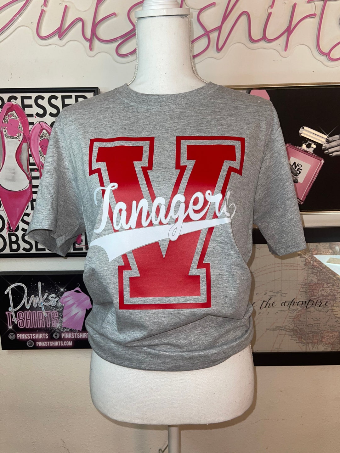 Customizable Spirit Shirts for School With School Colors and Mascot ...