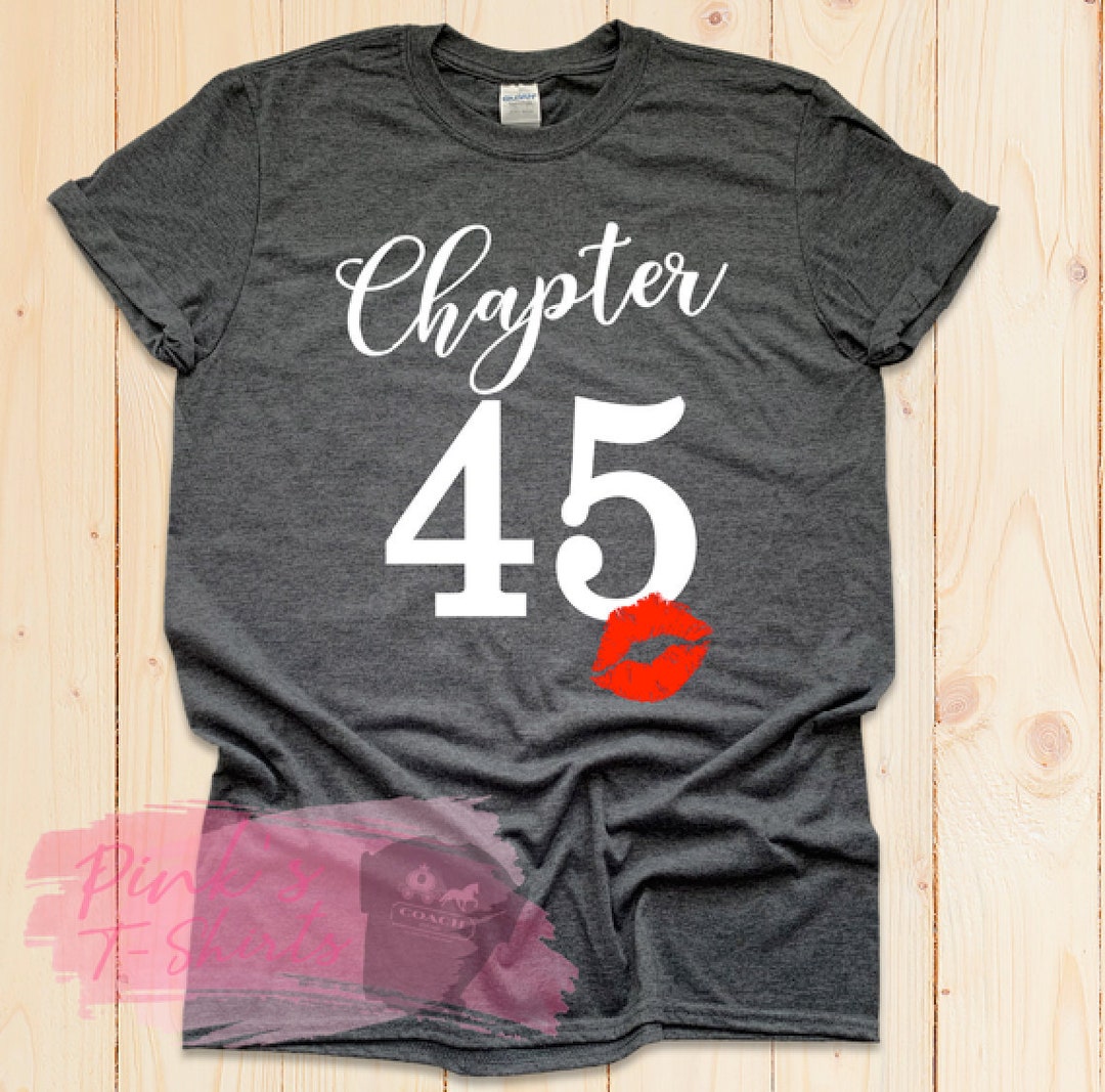 Customized Age Chapter Birthday T-shirt Birthday Tee With Age Women ...