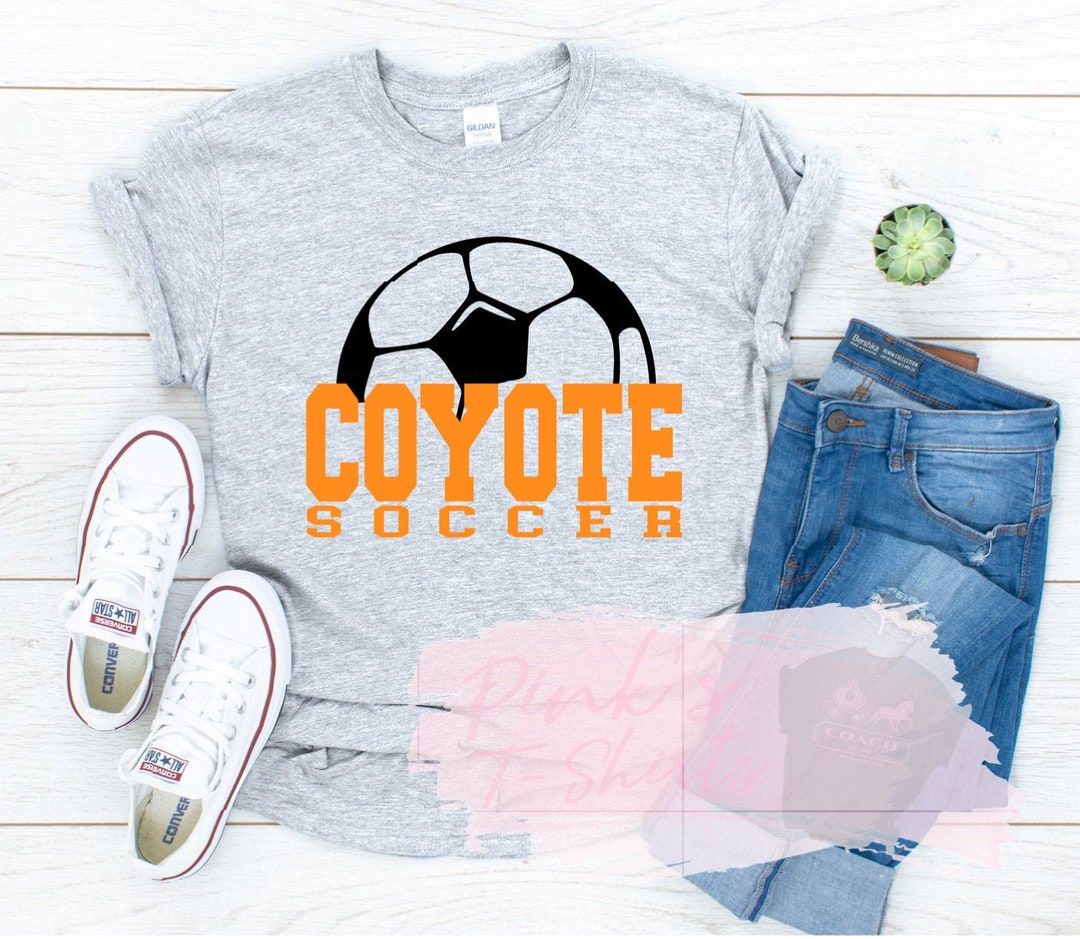 Customized Soccer Spirit Shirt With Mascot and School Colors | School ...
