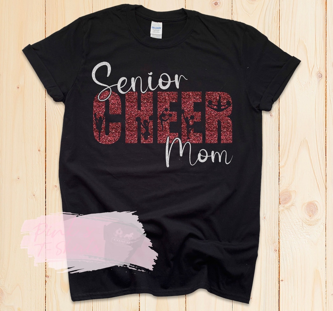 Senior Cheer Mom Spirit Shirt | School Senior Mom Cheer Shirt | Mom of ...