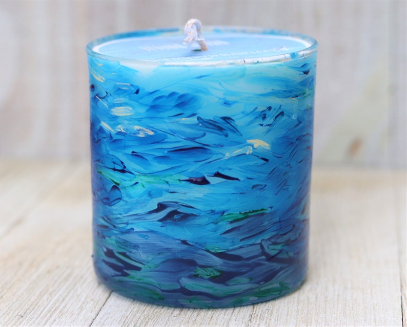 Ocean Breeze Candle 9 Oz. Soy Ocean Candle Reusable Gift - Etsy