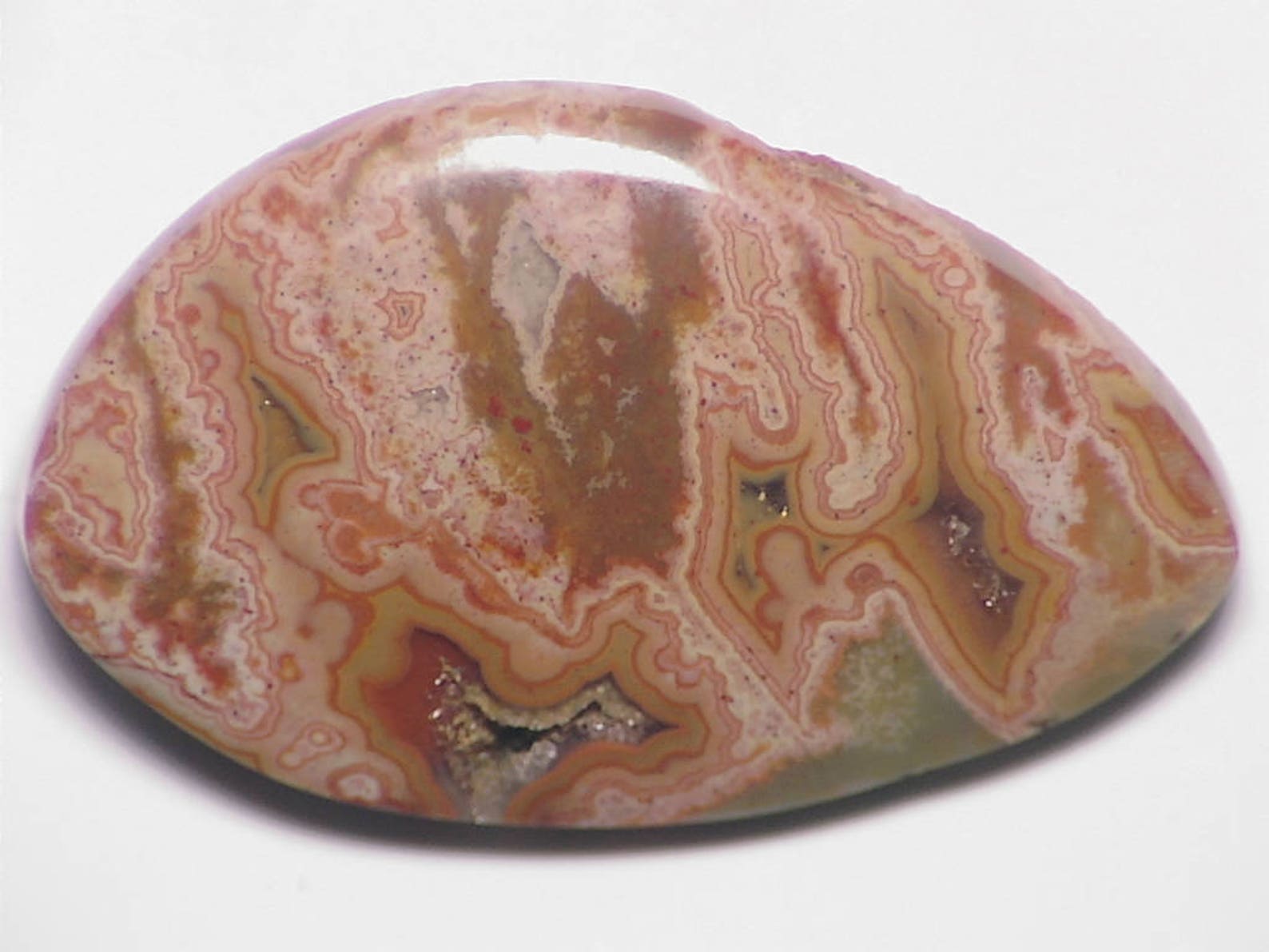 Dryhead Agate Cabochon, Dryhead Agate Cab, Dryhead Cabochon, Striped ...