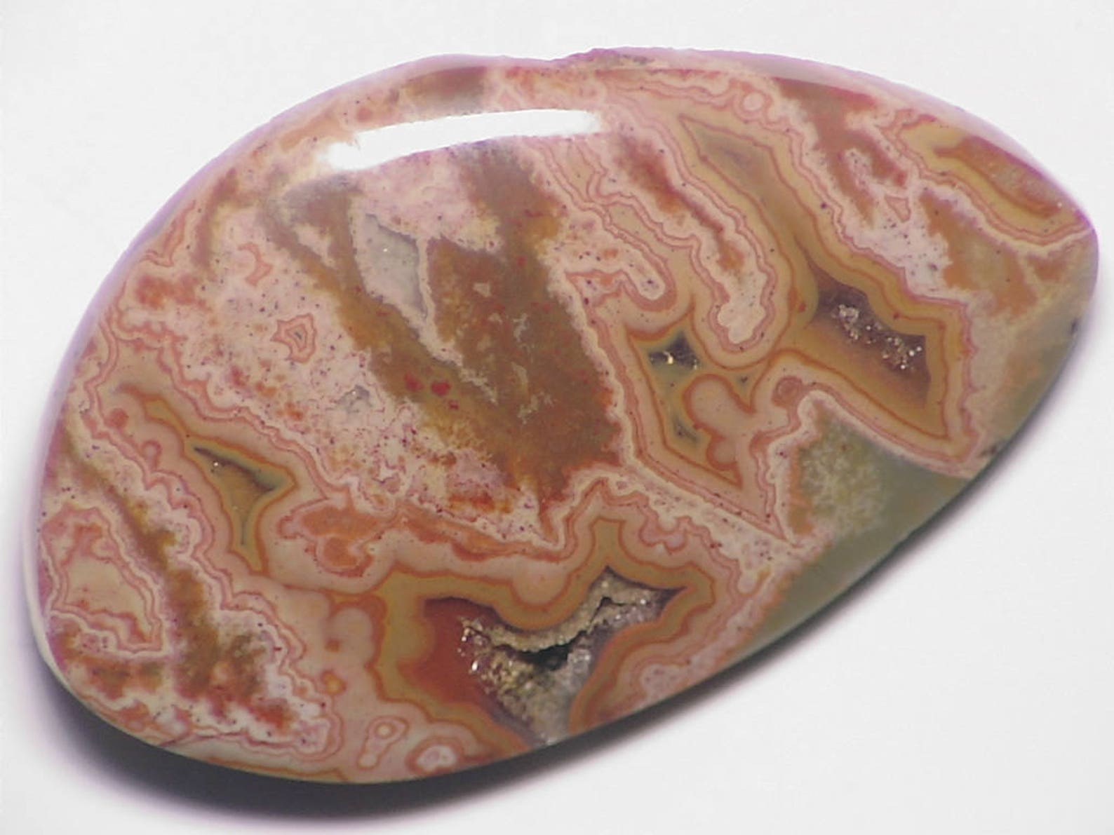 Dryhead Agate Cabochon, Dryhead Agate Cab, Dryhead Cabochon, Striped ...