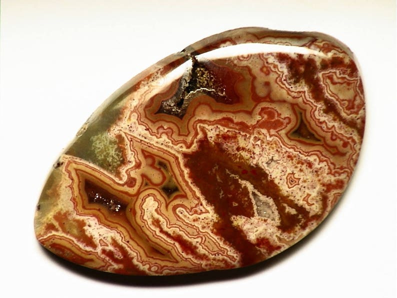 Dryhead Agate Cabochon, Dryhead Agate Cab, Dryhead Cabochon, Striped ...