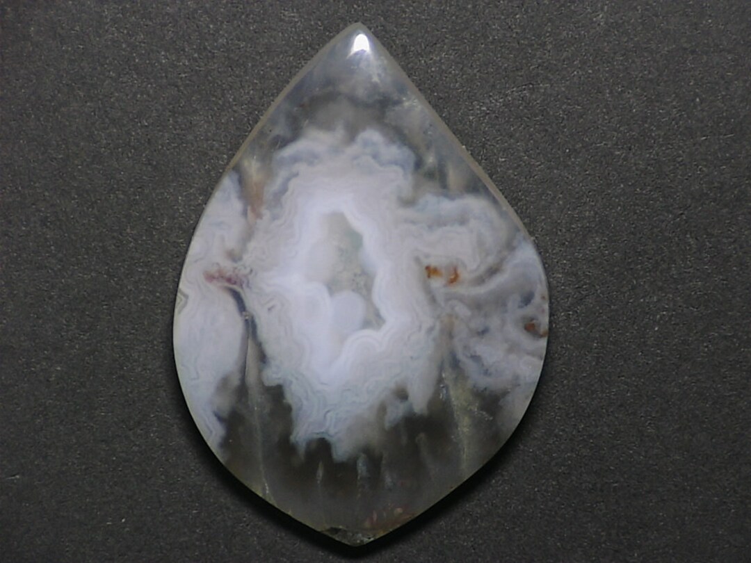 Moroccan Ghost Agate Cabochon With Reds Moroccan Agate - Etsy