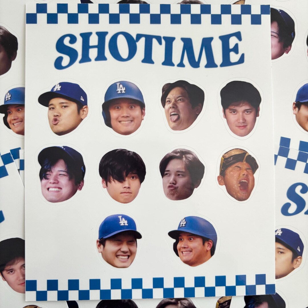 Shohei Ohtani Sticker Sheet - Etsy