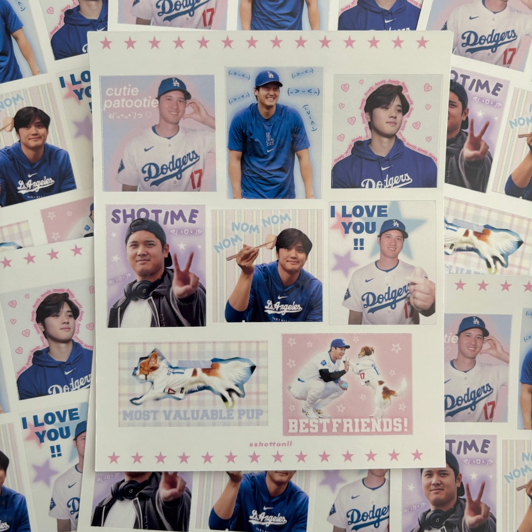 Shohei Ohtani Sticker Sheet - Etsy