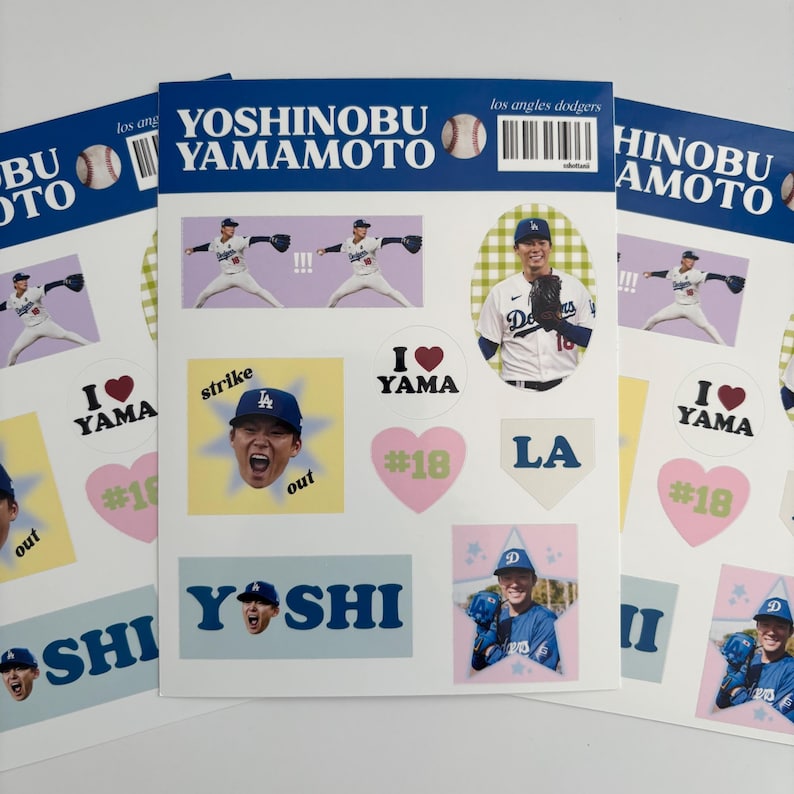 Yoshinobu Yamamoto Sticker Sheet - Etsy