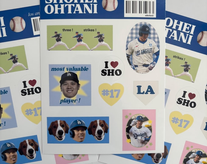 It's Sho-time! Shohei Ohtani Funny Face Stickers - Etsy