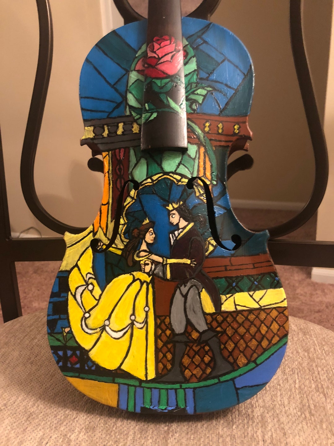 Beauty and the Beast Violin - Etsy