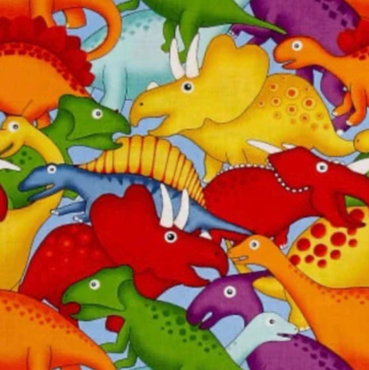 Dino 100%cotton Fabric,dino Fabric,kids Fabric,children Fabric,apparel ...