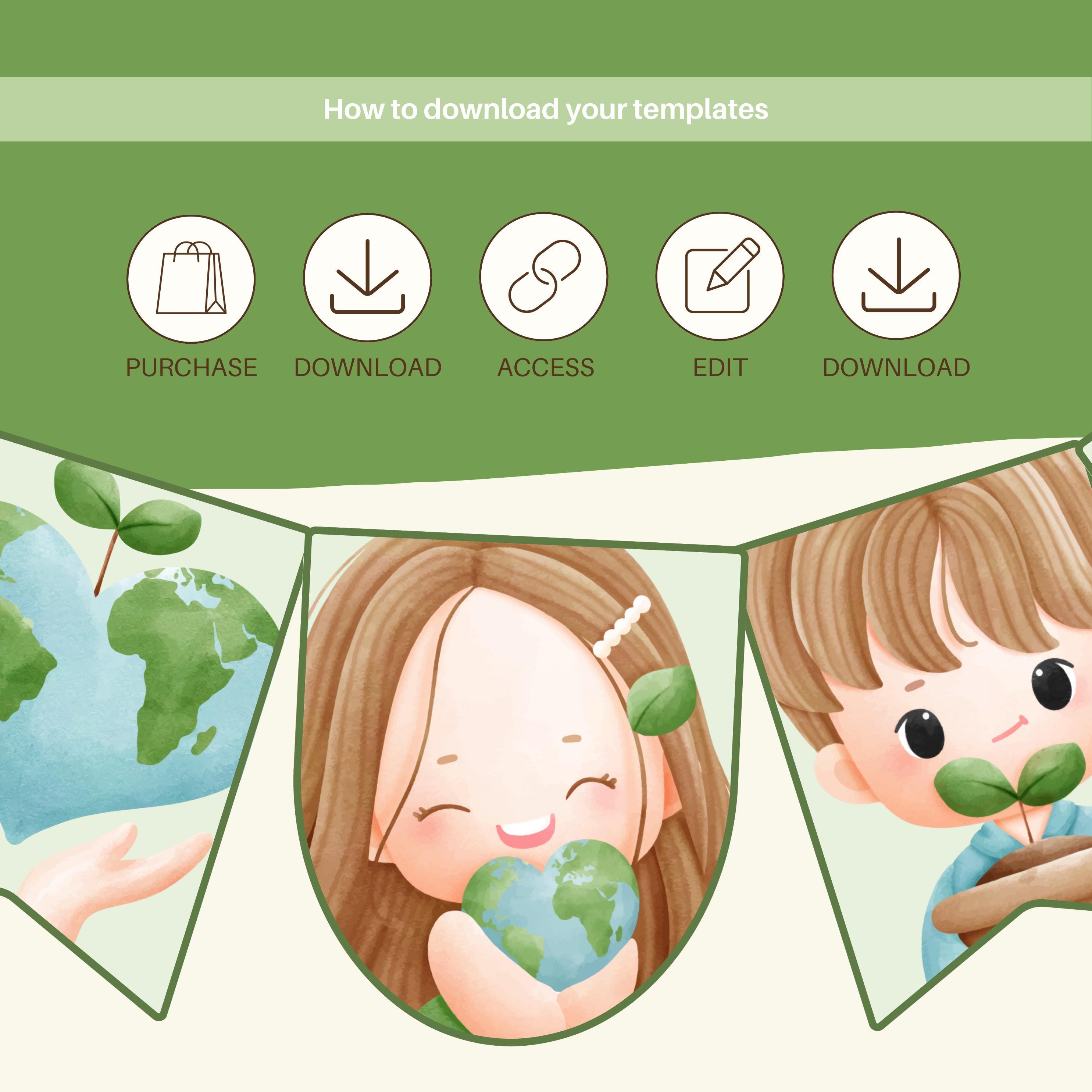 Modern Classroom Decor Bundle for Earth Day Classroom Decor Bulletin ...