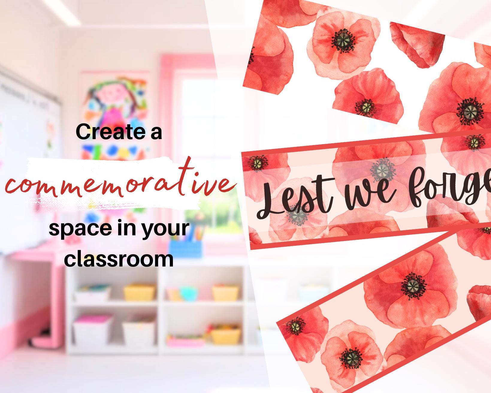 ANZAC Day Classroom Decor Bulletin Board Bundle and Remembrance Day ...