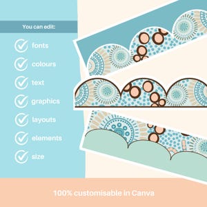 Aboriginal Bulletin Board Borders Bundle Modern Classroom Decor NAIDOC ...