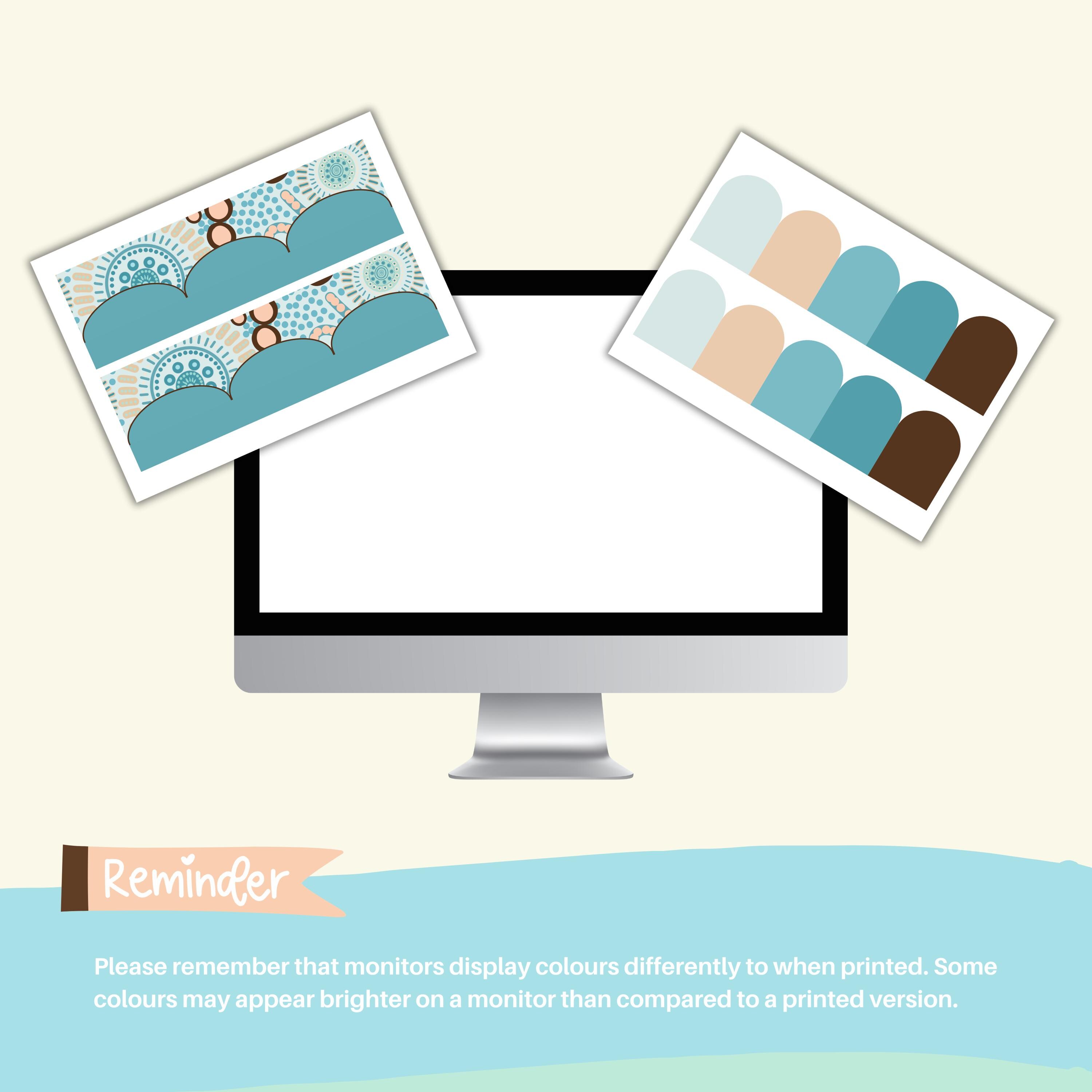 Aboriginal Bulletin Board Borders Bundle Modern Classroom Decor NAIDOC ...