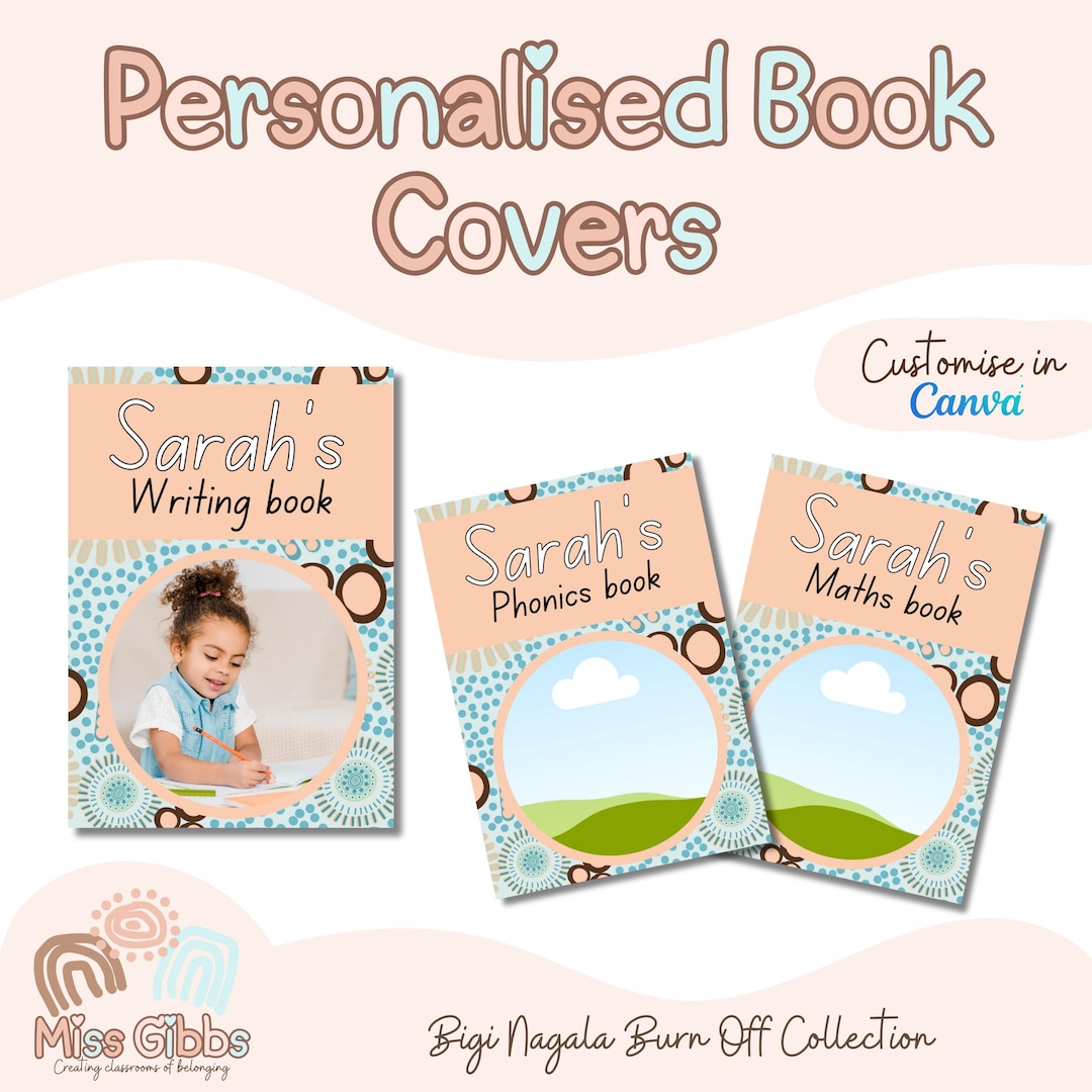 Aboriginal Classroom Book Covers | Canva Template | Aboriginal ...