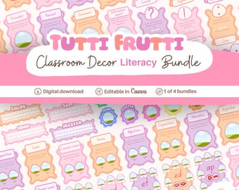 Modern Classroom Decor Bundle | Numeracy | Tutti Frutti Collection ...